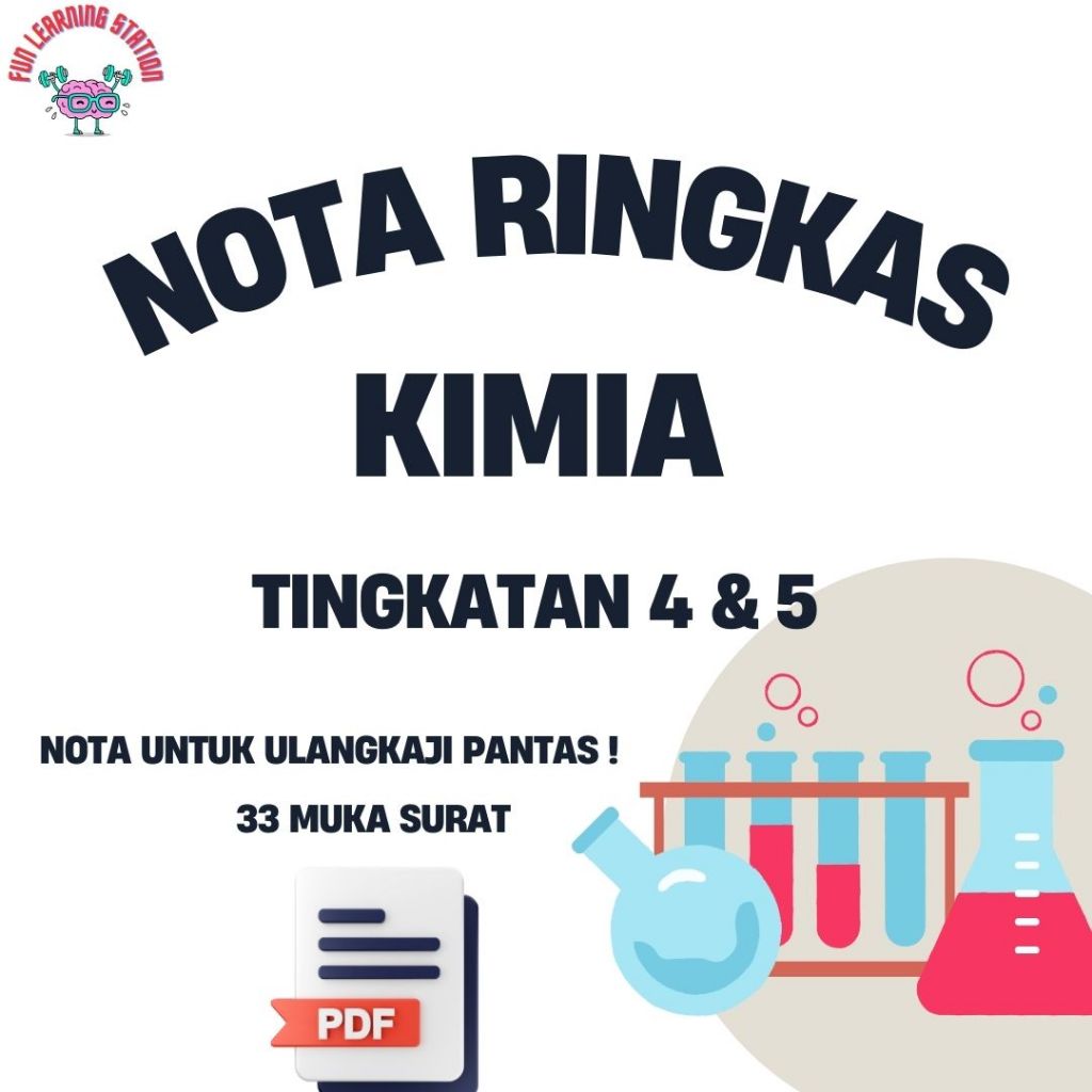 Nota Ringkas Kimia SPM Tingkatan 4 & 5 KSSM Ulangkaji Cepat Chemistry ...