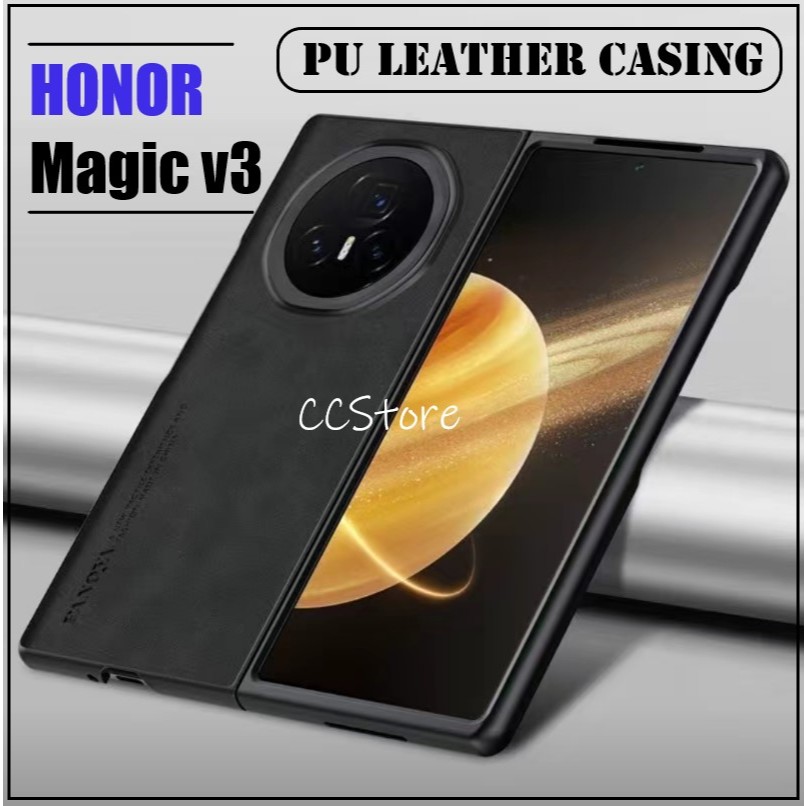HONOR Magic V3 Premium Leather Lens Protection Casing Full Protection ...