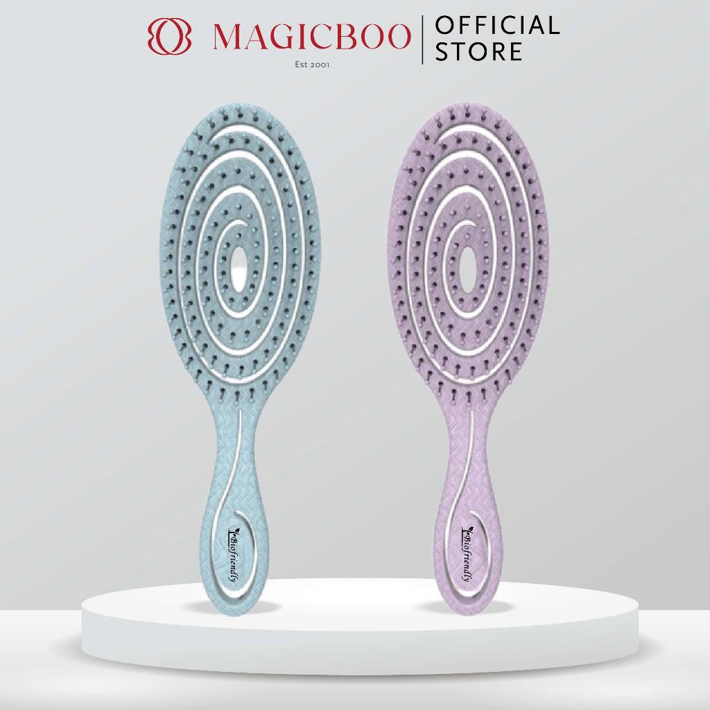 Magicboo Biofriendly 5440-M2 Biobased Eco Straw Girl Comb - Purple/Blue ...