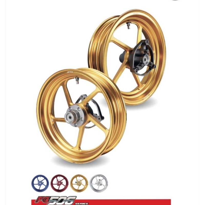 RCB FG506 Racing CNC Forged SPORT RIM Yamaha Xmax Sportrim Xmax250 ...