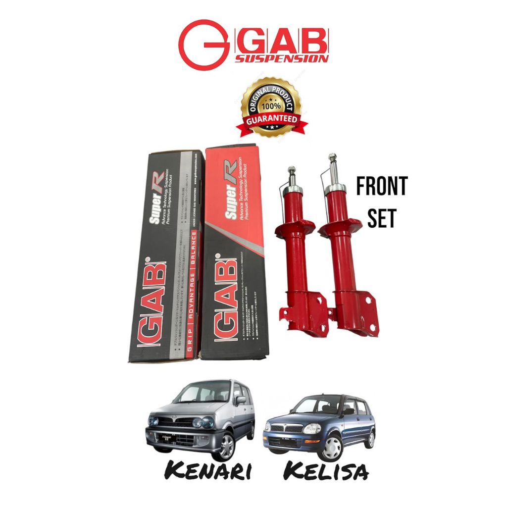 GAB R ABSORBER FOR PERODUA KENARI KELISA ABSORBER FRONT AND REAR (HEAVY ...