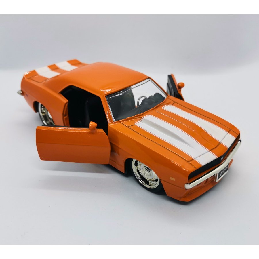 Clear Old Stock Original Jada Diecast 1:32 1969 Chevy Camaro Orange ...
