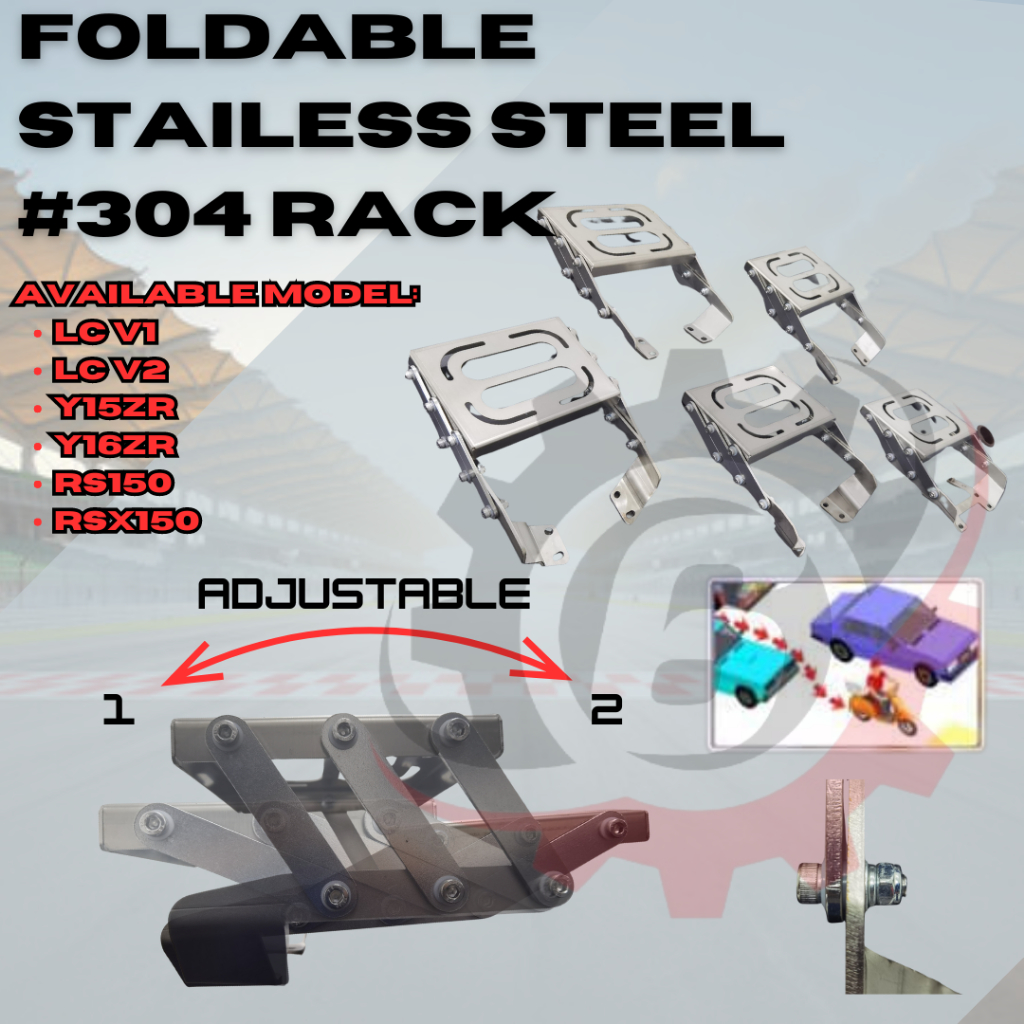 MONORACK LIPAT STAINLESS STEEL SS304 #PARAMSTYLE TEBAL 5mm 3 LIPAT LCV1 ...