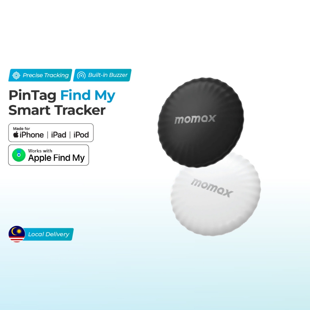 Momax PinTag Apple Find My Tracker BR5 GPS Tag 4pcs Bundle Pack ...