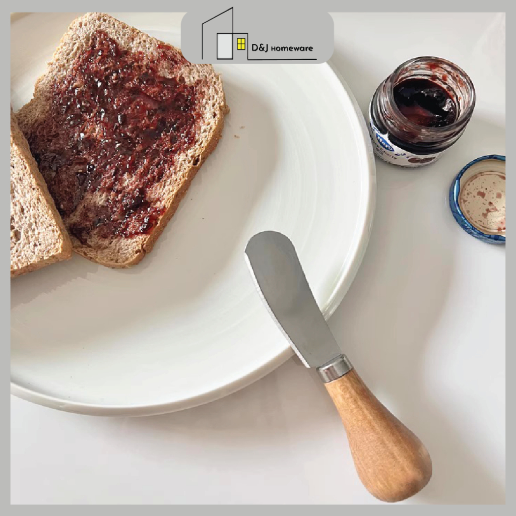 Ins Mini Butter Knife with Wood Handle / Cheese Slicer Sandwich ...