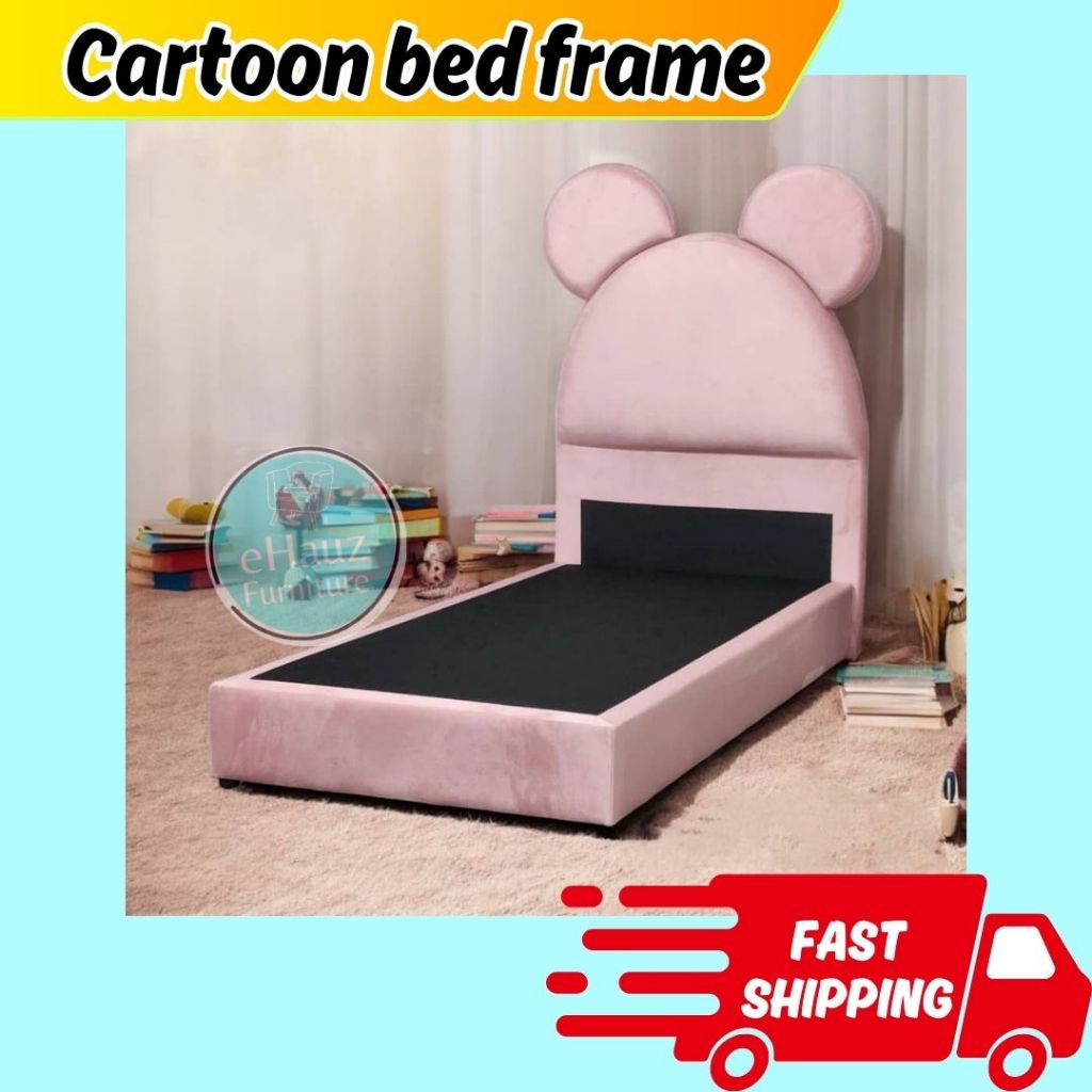 eHauz Cartoon Kids Bed Frame- Katil Kanak-kanak kartun! Children Bed ...