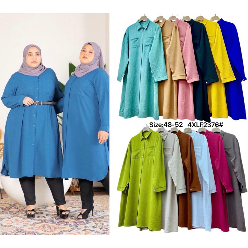 LP PLUS SIZE BAGGY BLOUSE , PLUS SIZE BLOUSE , BLOUSE SIZE BESAR , CEY ...