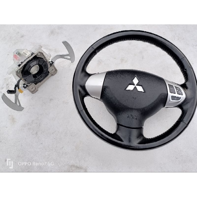 JDM MITSUBISHI LANCER INSPIRA STEERING WHEEL WITH CLOCK SPRING And ...