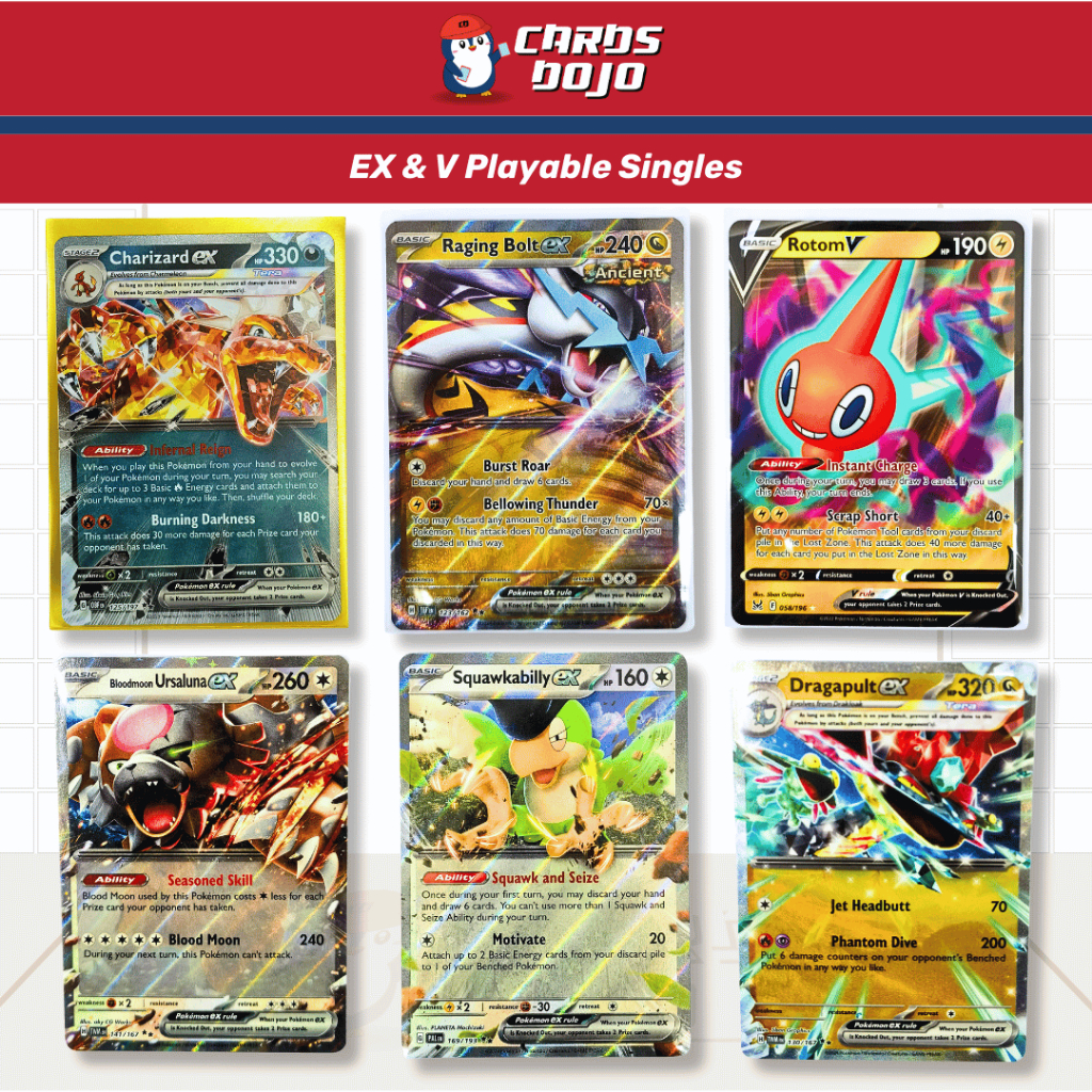 [READY STOCK] Scarlet & Violet Playable EX Singles Pokemon TCG ...