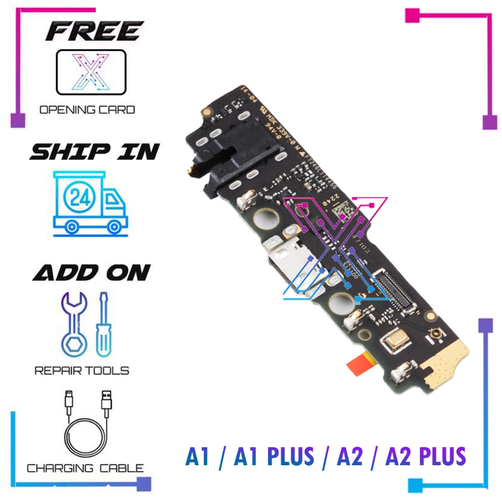 XET Charging Plug Board USB Port Compatible For REDMI A1 / A1 PLUS / A2 ...