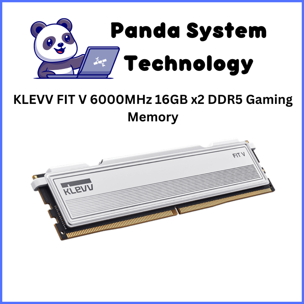 KLEVV FIT V 6000MHz 16GB x2 DDR5 Gaming Memory Ram | Shopee Malaysia