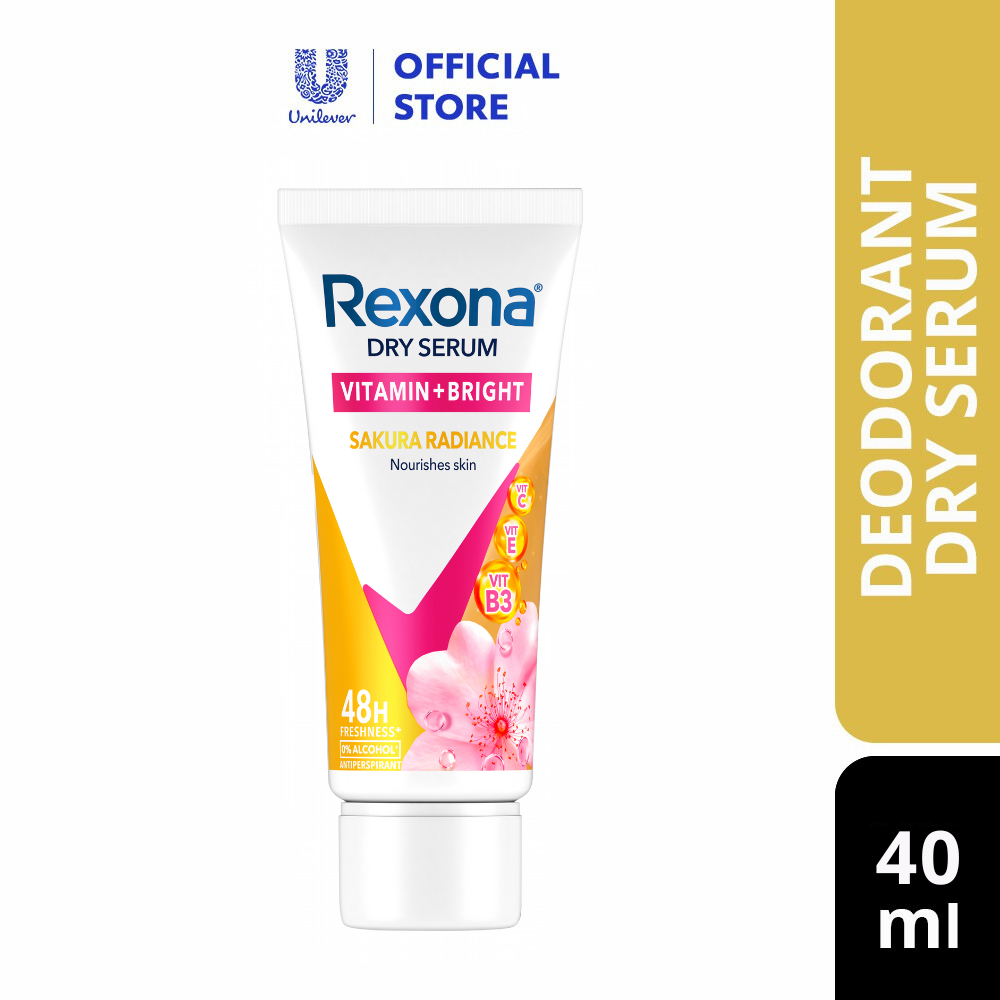 Rexona Women Advanced Brightening Dry Serum Deodorant Sakura Fresh ...