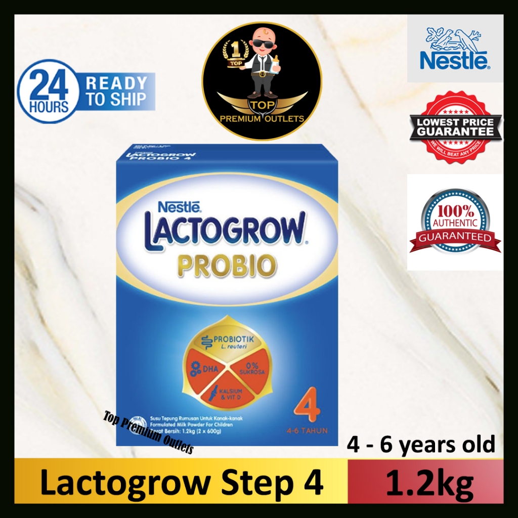 Nestle Lactogrow Probio Step 4 (1.2kg) Exp: 03/2026 (Newest Stock ...