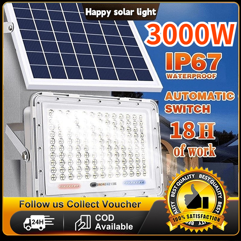 Lampu solar outdoor Solar Light 3000w Solar Outdoor Lighting lampu raya ...