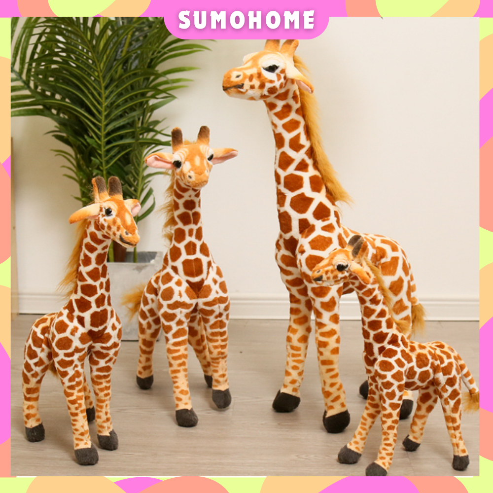 Giraffe Plushie Pillow Gift 40cm - Stuffed Animal Doll | Zirafah Comel ...