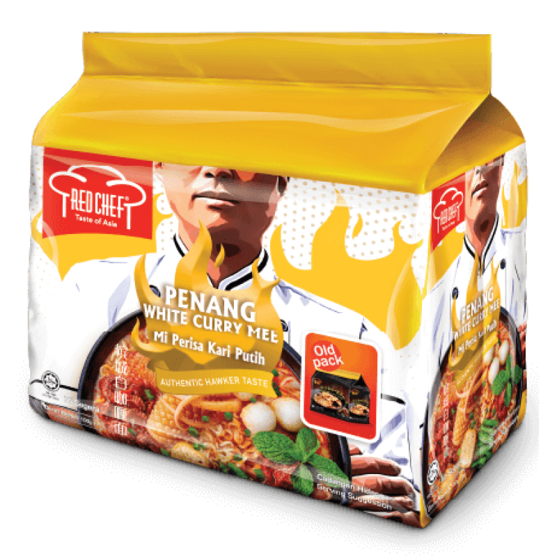 RED CHEF PENANG WHITE CURRY MEE 4X90G | Shopee Malaysia