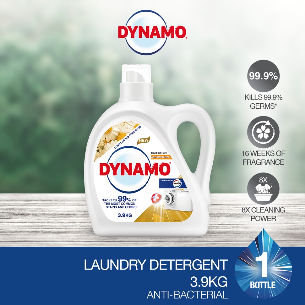 DYNAMO Laundry Detergent Anti-bacterial 3.9kg | Shopee Malaysia
