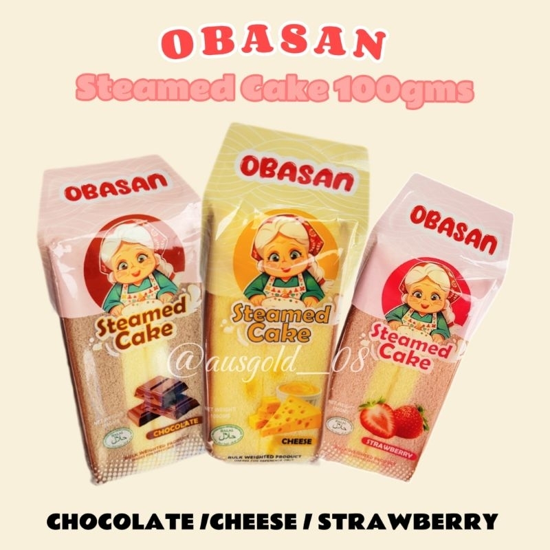 (Ready Stock)🔥Kek Viral🔥Obasan Steamed Cake Chocolate /Strawberry ...