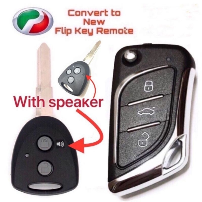 PERODUA AXIA BEZZA REMOTE KEY AXIA BEZZA REMOTE FLIP KEY KUNCI LIPAT ...