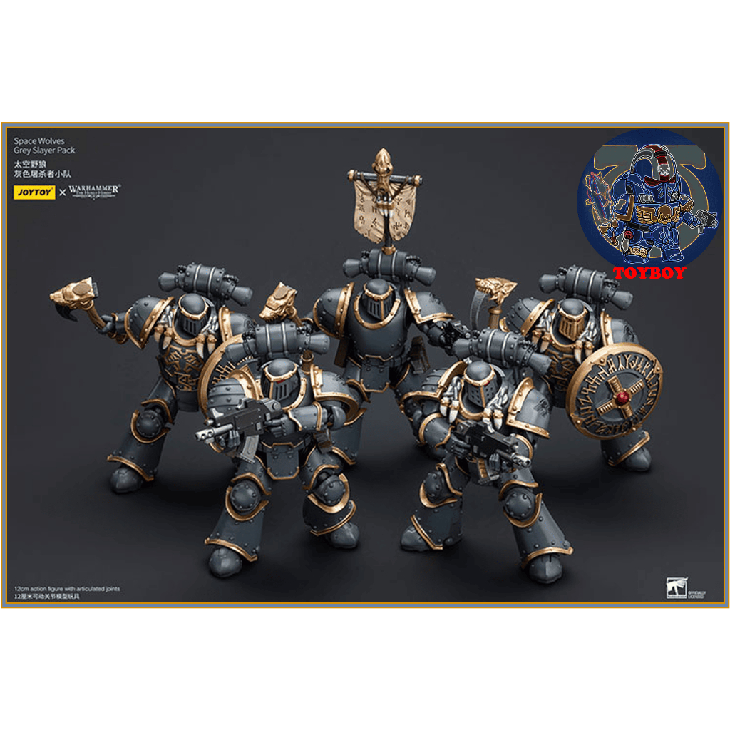 Joytoy Warhammer 40K Space Wolves Grey Slayer Pack JT7387+JT7509+JT7400 ...