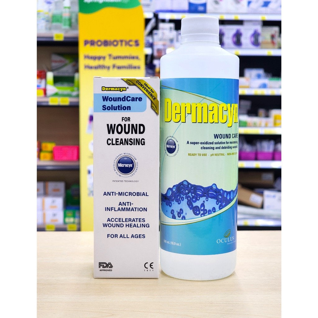DERMACYN WOUND CARE SOLUTION (500ML/100ML) | Shopee Malaysia