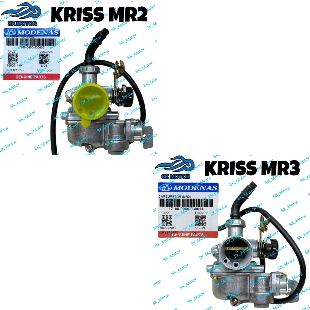 Modenas KRISS MR2 MR3 Original Carburetor Assy Carburator Karburetor Karburator Carb Karb 17100 ...