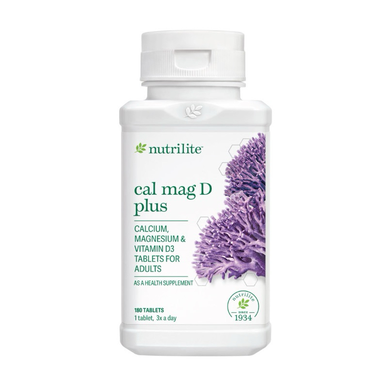 AMWAY New Nutrilite Cal Mag D Plus - 180 tab (untuk sakit sendi ...
