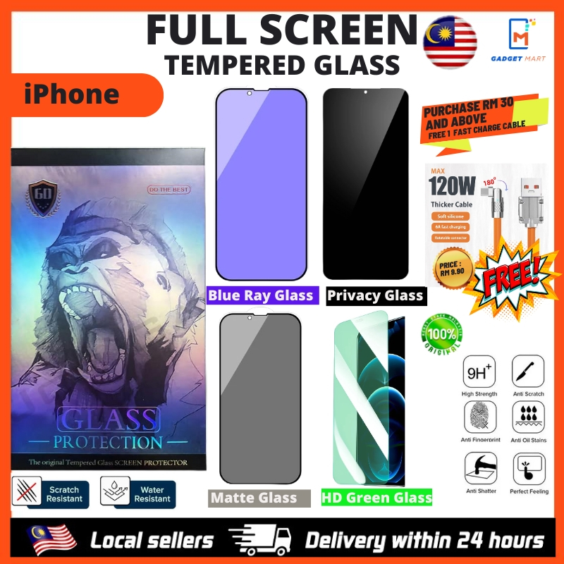 Iphone 16 PRO MAX 16 PLUS 16E 15 14 13 12 11 MINI HD Tempered Glass ...