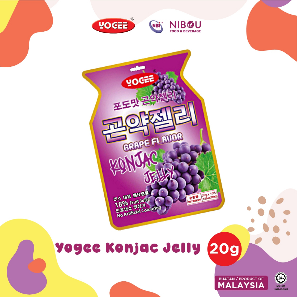 YOGEE Jeli Konjac Probiotik (20gm x 10's) | Shopee Malaysia