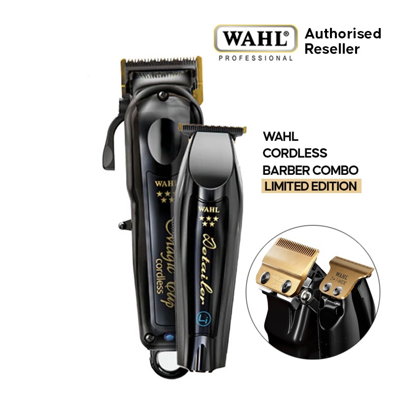 New Packing Wahl Original USA Barber Combo Midnight Black Cordless ...