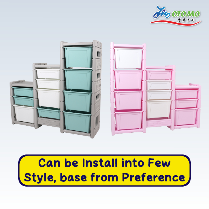 3 + 2 + 1 Multi Tier Plastic Drawer Cabinet Household High Quality ...