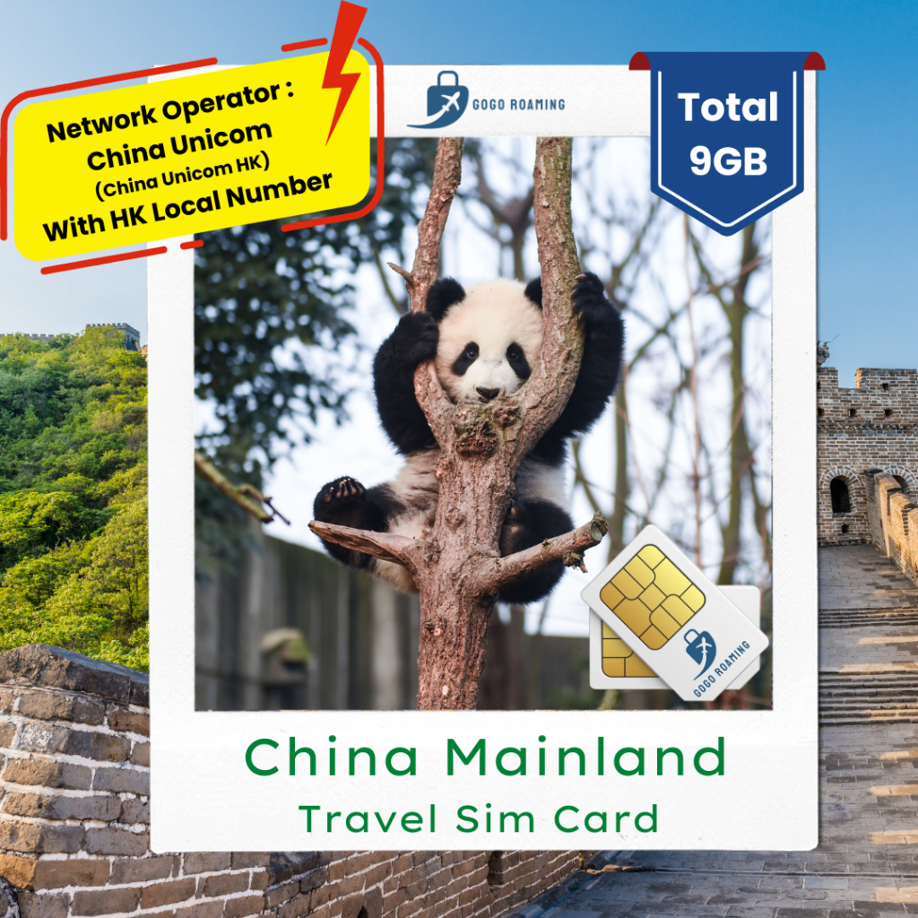 【China Mainland】 Local SIM Data Travel Sim Card l GoGo Roaming Travel ...