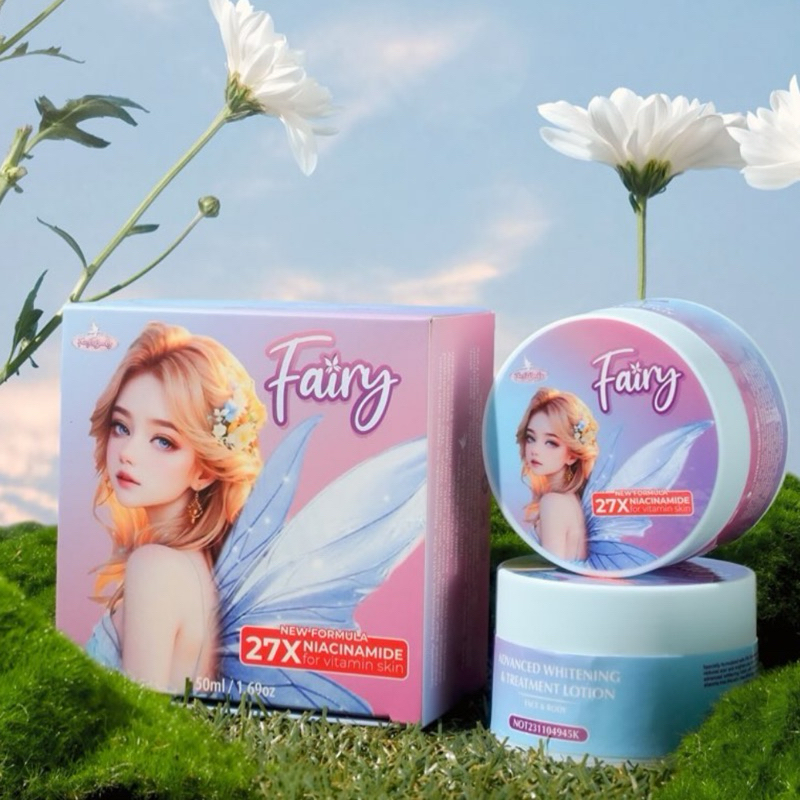 NEW FORMULA! 27x NIACINAMIDE WHITENING FAIRY LOTION 50G | Shopee Malaysia