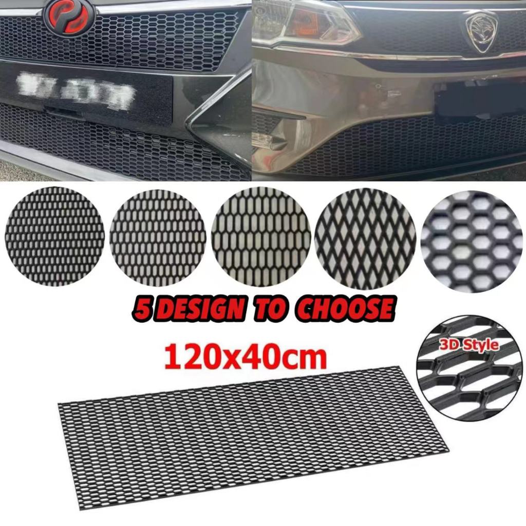 Universal Car Racing Honeycomb Mesh Front Grill Bumper Vent DIY ...