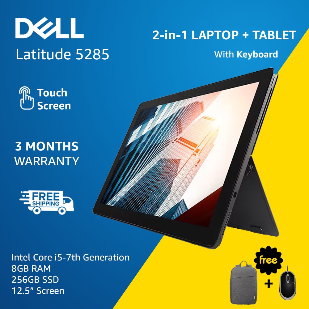Dell Latitude 5285- Core i5, 8GB RAM, 256GB SSD, 12.5" Touch Screen ...