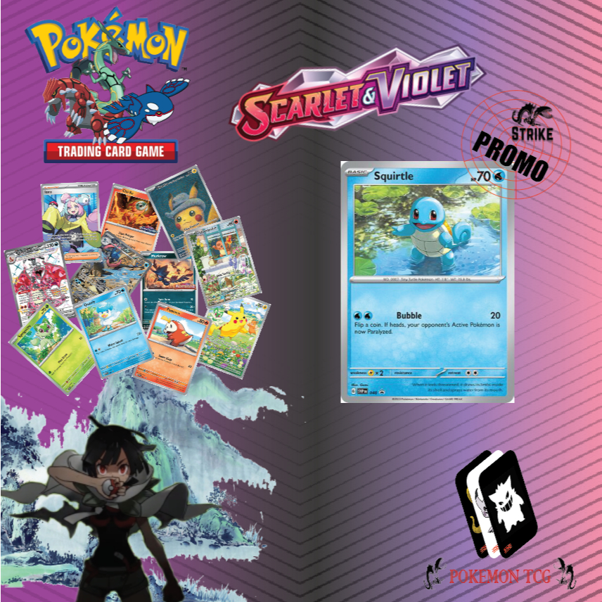 Pokemon Promo Card - Squirtle SVP048 151 SV3.5 | Shopee Malaysia