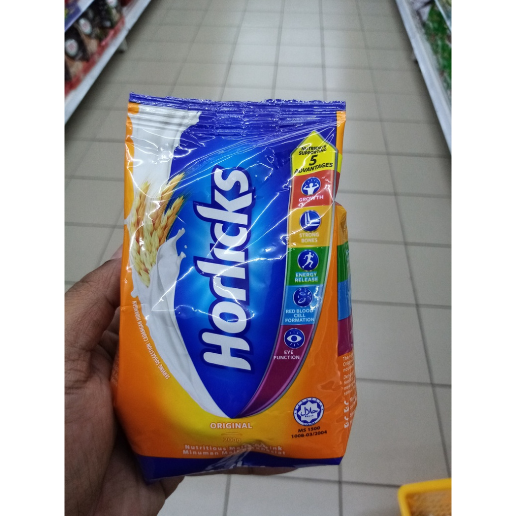 HORLICKS MALTED DRINK REFILL ORIGINAL /200G/360G/900G/1.65KG | Shopee Malaysia