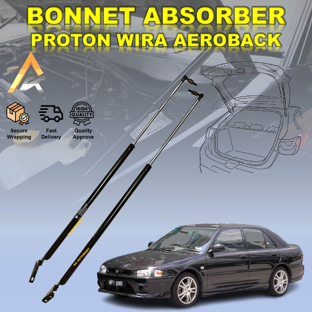 Warranty Proton Wira Aeroback Rear Bonnet Absorber Bonnet Damper Gas ...