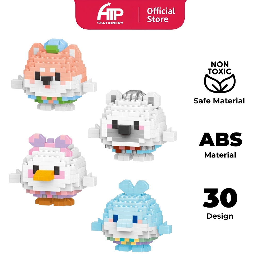 DIY Series Cute Ball Party Block Nano Puzzle Kids Micro Building Blocks ...