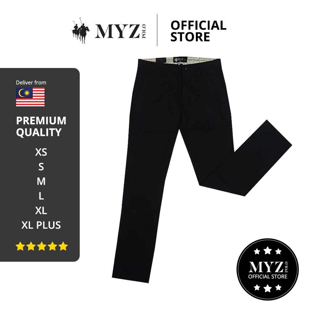 MYZ POLO Premium Classy Formal Office Slack Long Pants (CODE55069 ...
