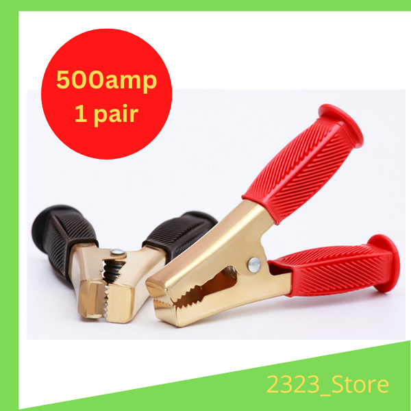 Battery Clamp 500 Amp CAR JUMPER Clip Cable Booster Battery Clip ...