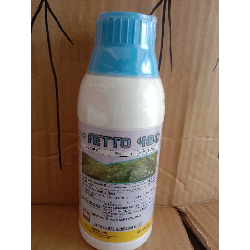 Fetto 480 / Fungicide / Racun Kulat /Metalaxyl-M / 杀菌剂 500ml | Shopee ...