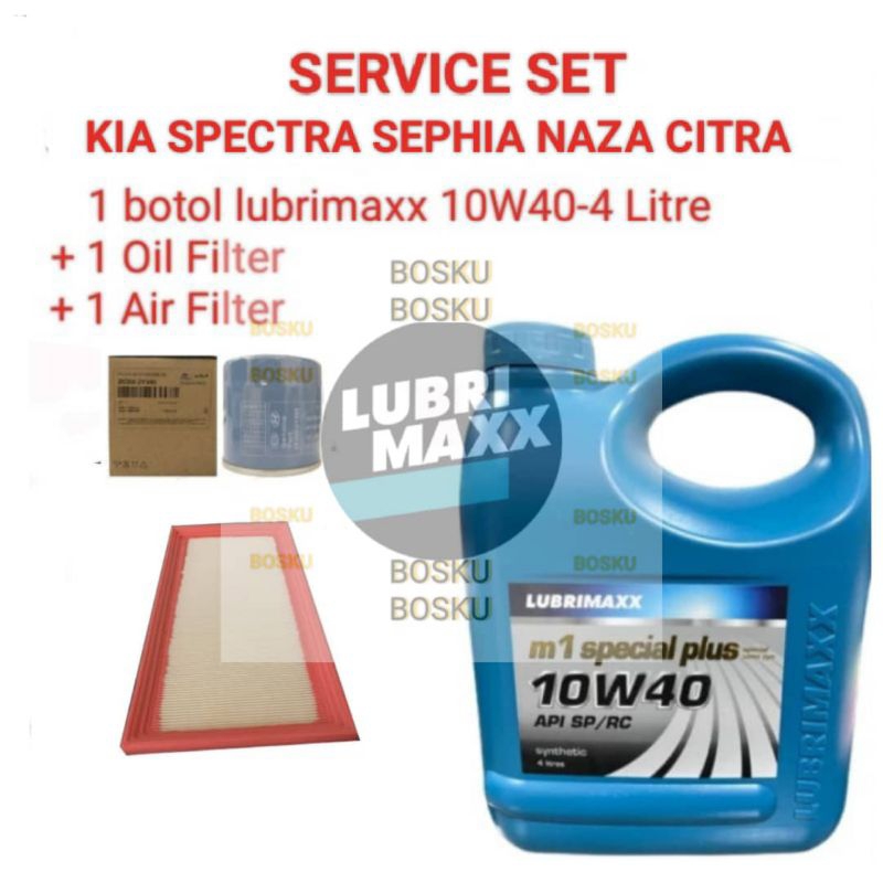 Kia Spectra Sephia Nasa Citra (Air Filter OK2A5-13-Z40 +Oil Filter ...