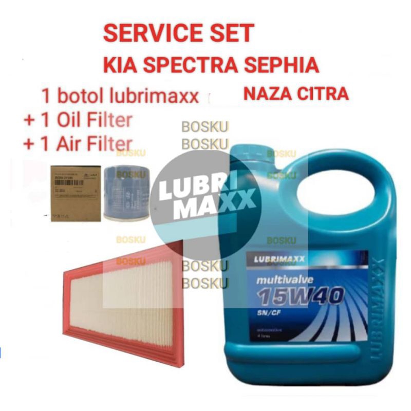 Kia Spectra Sephia Nasa Citra (Air Filter OK2A5-13-Z40 +Oil Filter ...