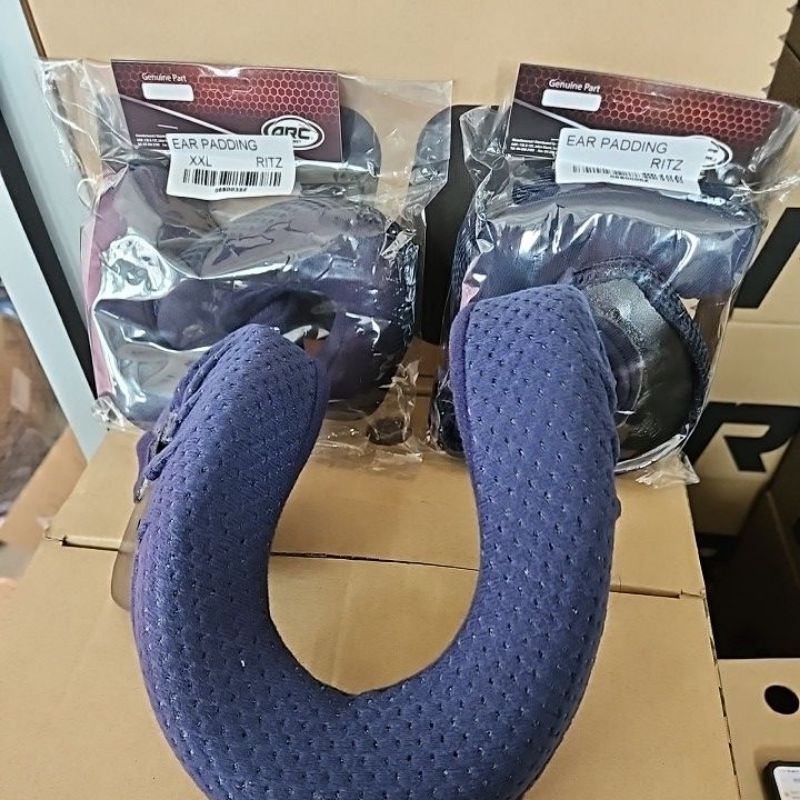 ARC HELMET RITZ DISCOVERY EAR PADDING SIZE L XXL PELAPIK TELINGA TOPI ...