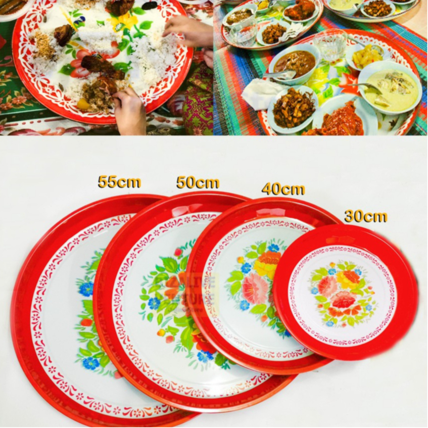 Corrosion resistance Round Metal Tray | Steel Plate | Talam Pisang ...