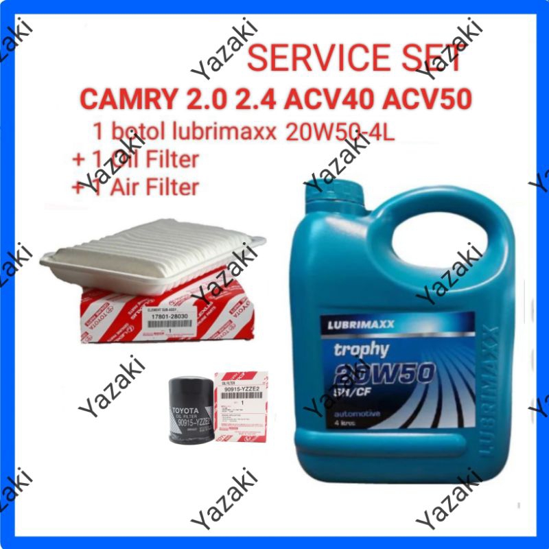 Toyota Camry 2.0 2.4 ACV40 ACV50 ASV50 (Lubrimaxx 20W50 Engine Oil 4L ...