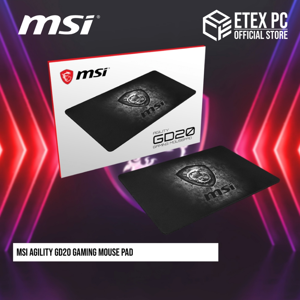MSI Agility GD20 Gaming Mouse Pad | Shopee Malaysia