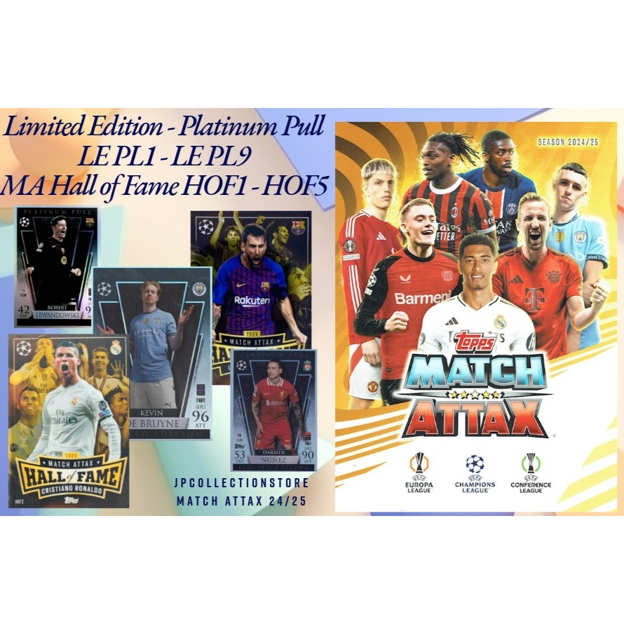 [Limited Edition - Platinum Pull (LE PL1-LE PL9), Hall of Fame (HOF 1 ...