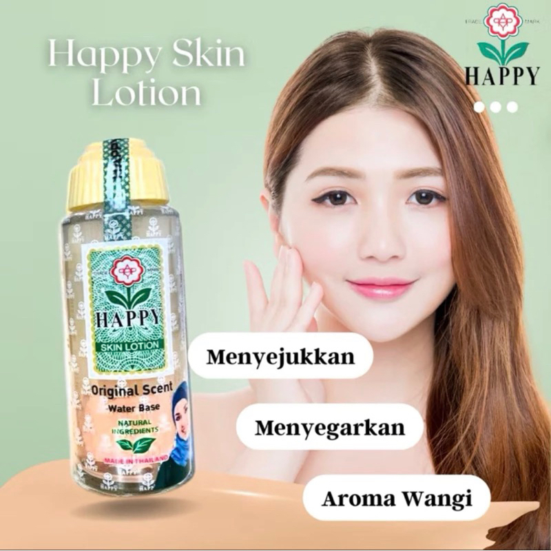 (🎁Get Freegift🎁)Happy Skin Lotion / Bedak Air / Bedak Sejuk Happy ...
